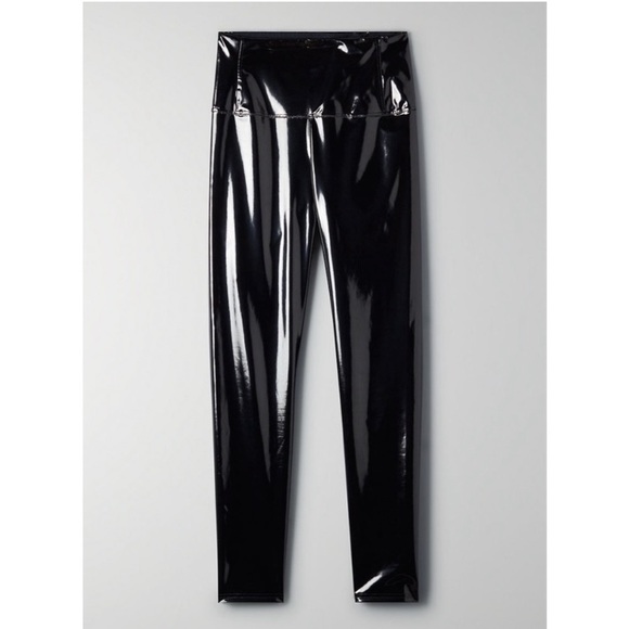Wilfred | Pants & Jumpsuits | Wilfred Free X Aritzia Shiny Black ...